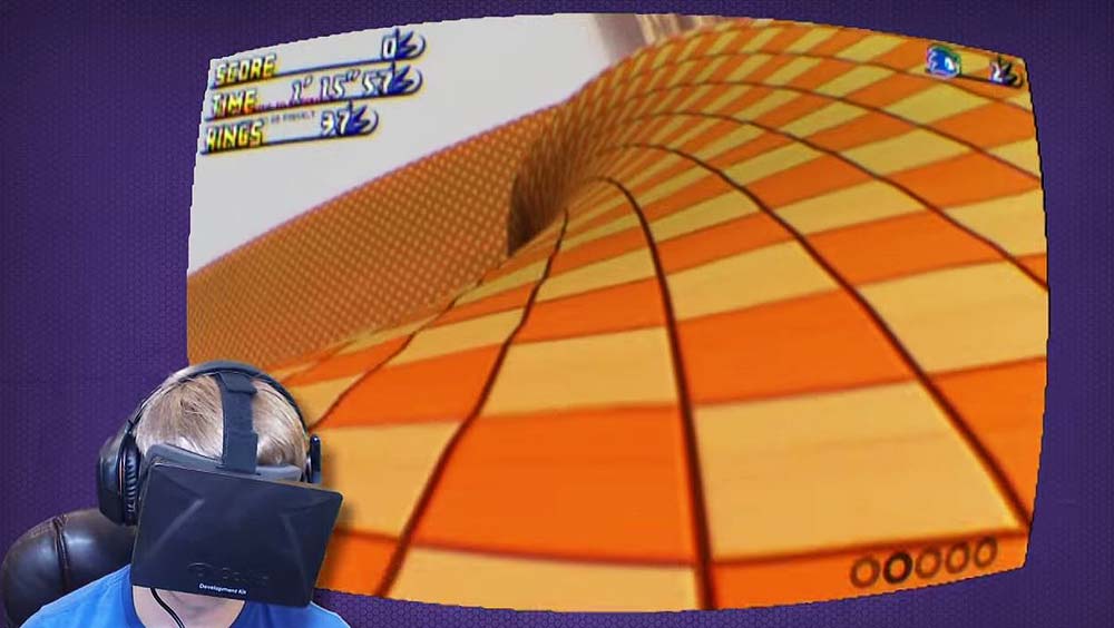 Clip des Tages: Sonic the Hedgehog goes Oculus Rift (First Person View ...