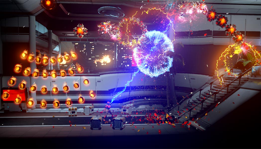 Matterfall (PS4) - Gameskritik und Trailer zum Housemarque-Arcade ...